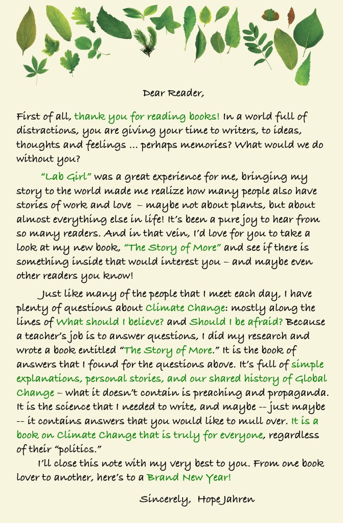 A personal note to my readers … | #HOPEJAHRENSURECANWRITE